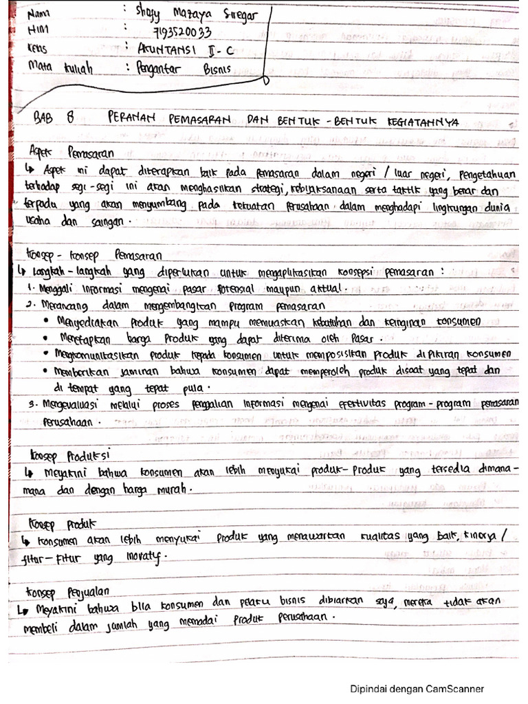 Resume Bab 8 | PDF