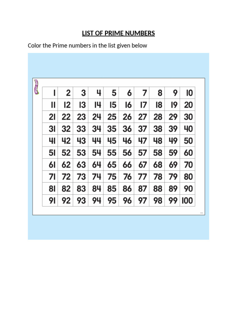 List of Prime Numbers | PDF