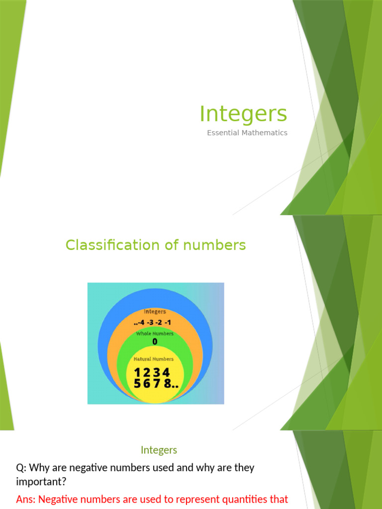 Integers | PDF