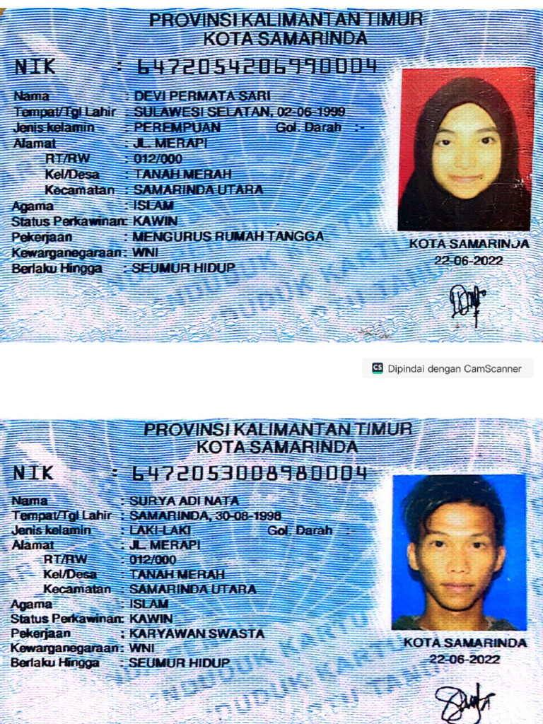 KTP suami istri | PDF