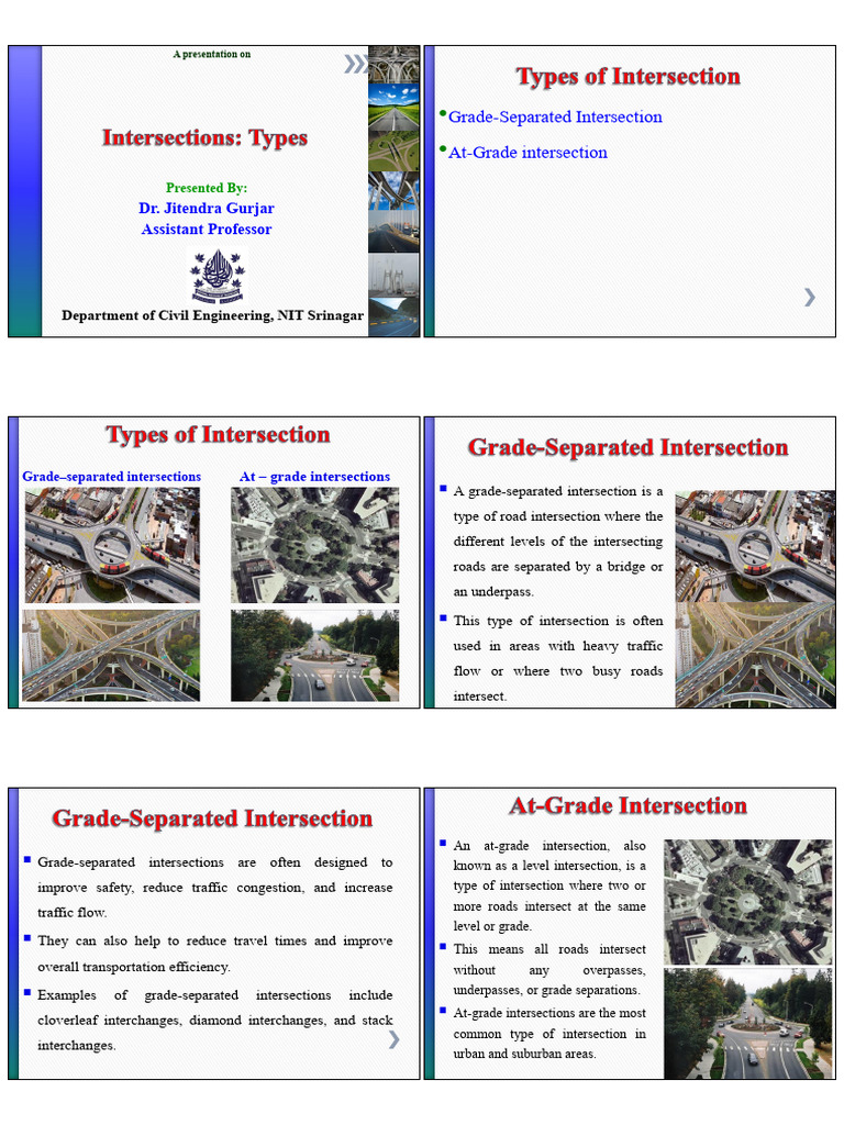 1.2 - Types of Intersection | PDF | Interchange (Road) | Intersection ...