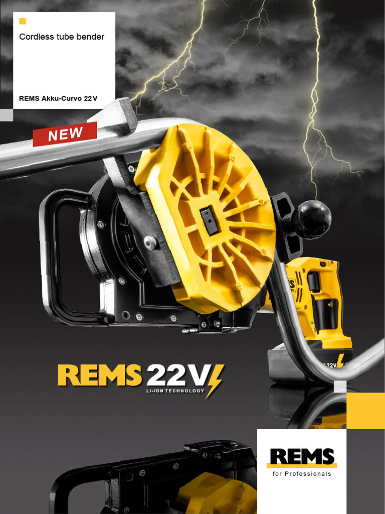 Rems Akku Curvo 22 V Global Brochure | PDF