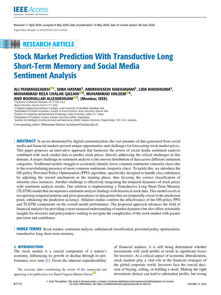 Stock Market Prediction With Transductive Long Short-Term Memory and ...