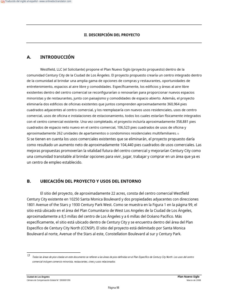 II. Project Description - Compressed - En.es | PDF