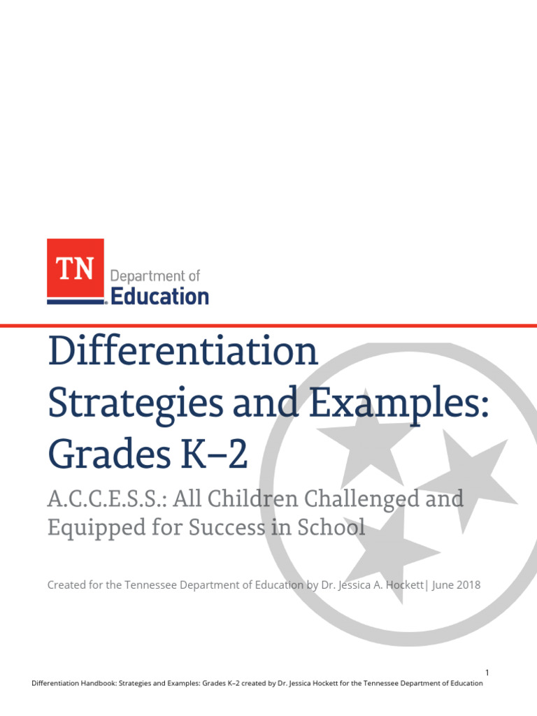 Access_differentiation_handbook_k-2 | PDF