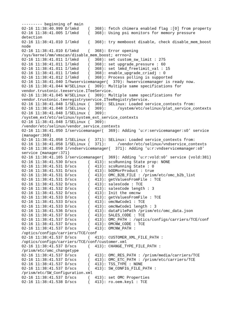 Logcat Home Fota Update Log | PDF