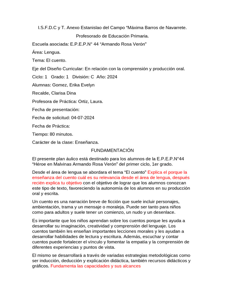 Secuencia de Practica 3 | PDF | Cuentos | Trama (narrativa)