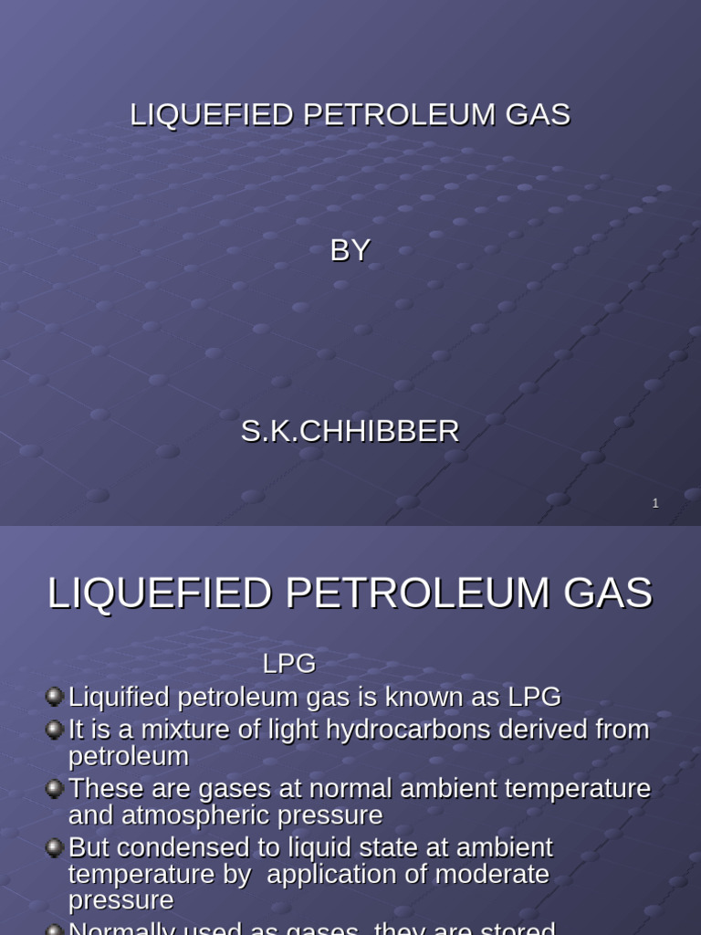 LPG Production and Composition | PDF | Liquefied Petroleum Gas | Propane