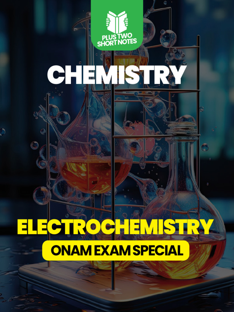 Electrochemistry - Short Notes | PDF