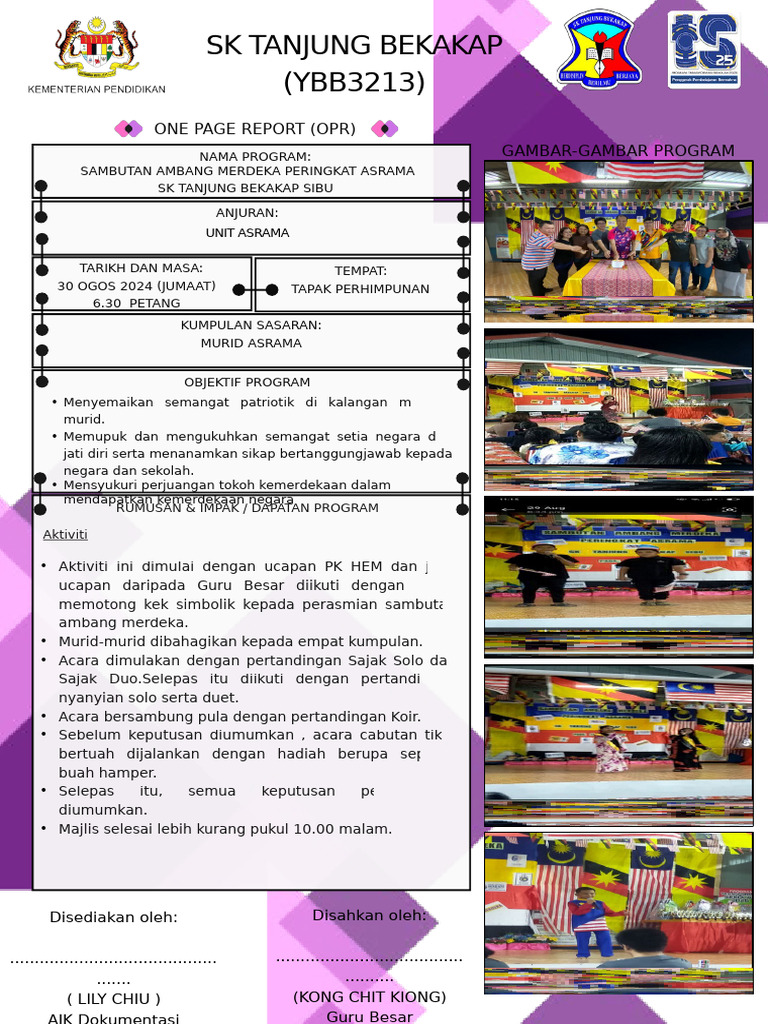 One Page Report | PDF