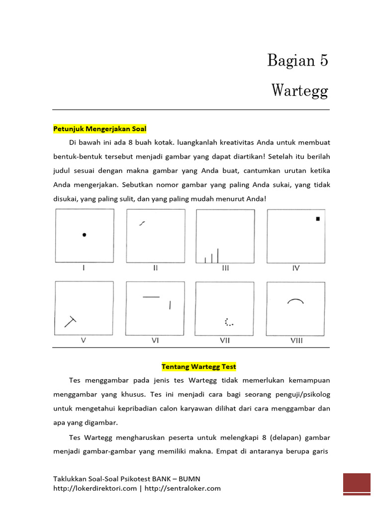 Psikotest Contoh - Soal - Psikotest - Hal12 | PDF