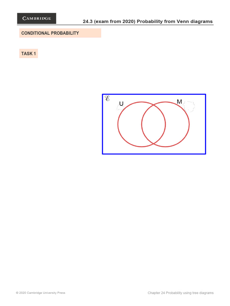 Gr10 Math LP5 Venn Diagrams and Two Way Tables | PDF