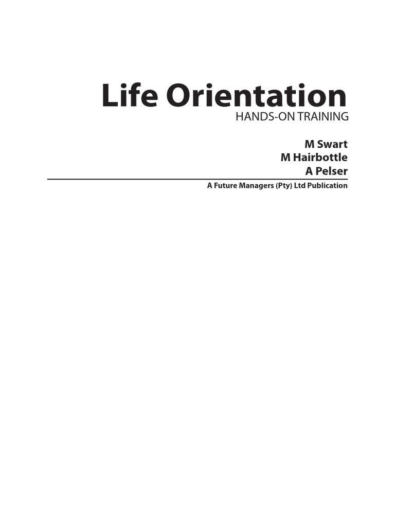 NCV2 Life Orientation Life Skills Facilitator Guide | PDF