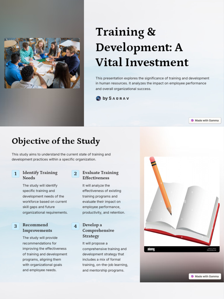 Training and Development A Vital Investment | PDF