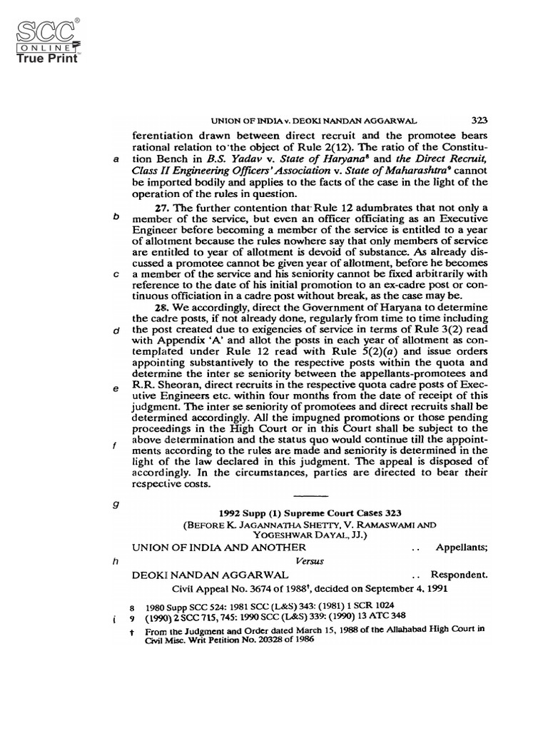 Deoki Nanda Aggarwal | PDF