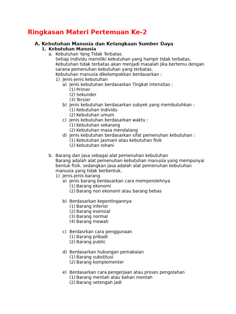 MATERI PERTEMUAN KE-2 & 3 (Juli 2024) | PDF