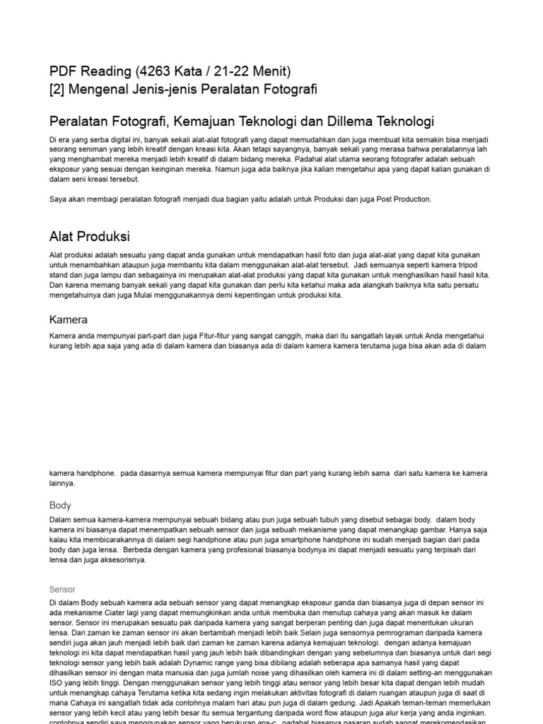 Jenis Foto | PDF