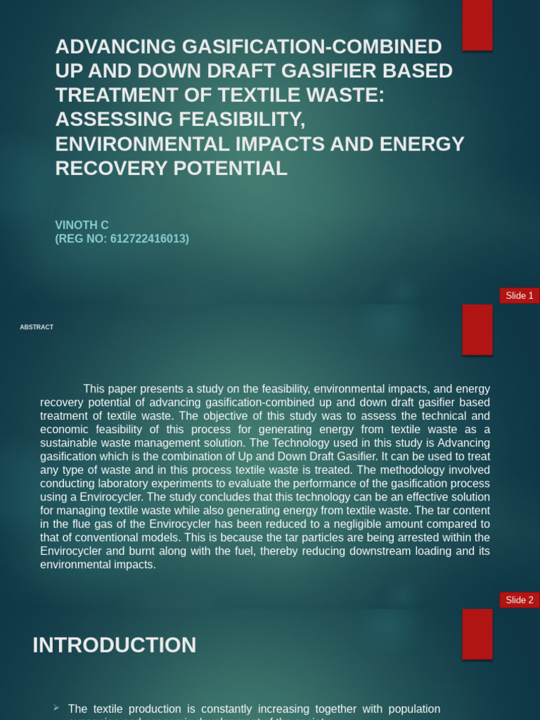 Advancing Gasification-Combined Up and Down Draft Gasifier Based | PDF