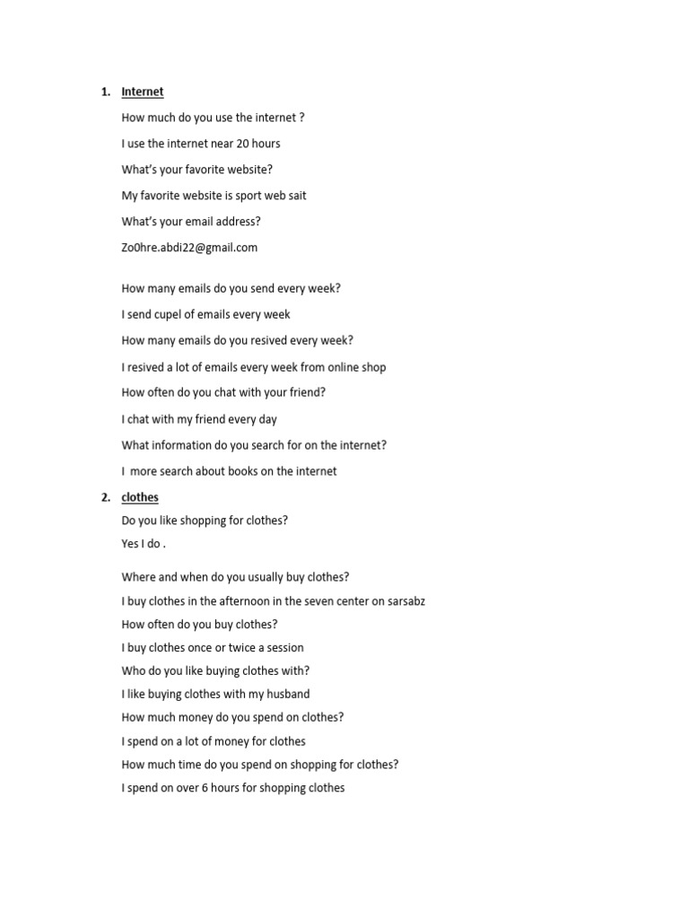 Questions Life Skills | PDF