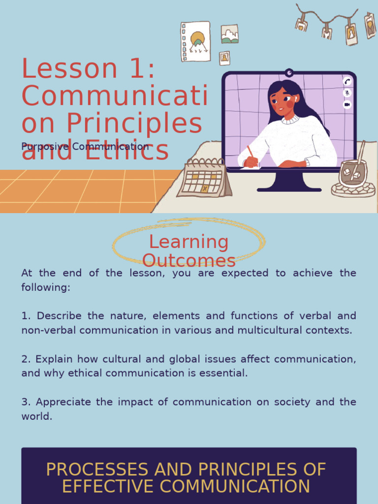 Communication Principles and Ethics | PDF