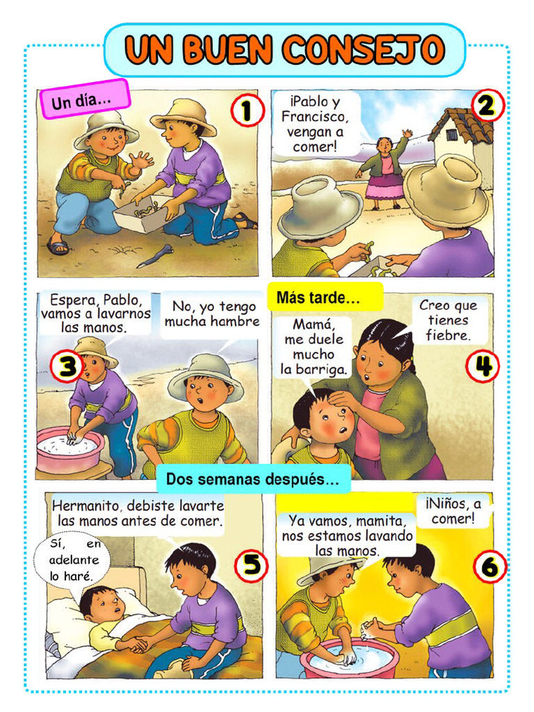 Ficha Leemos Una Historieta Buen Consejo Maestra Janet | PDF