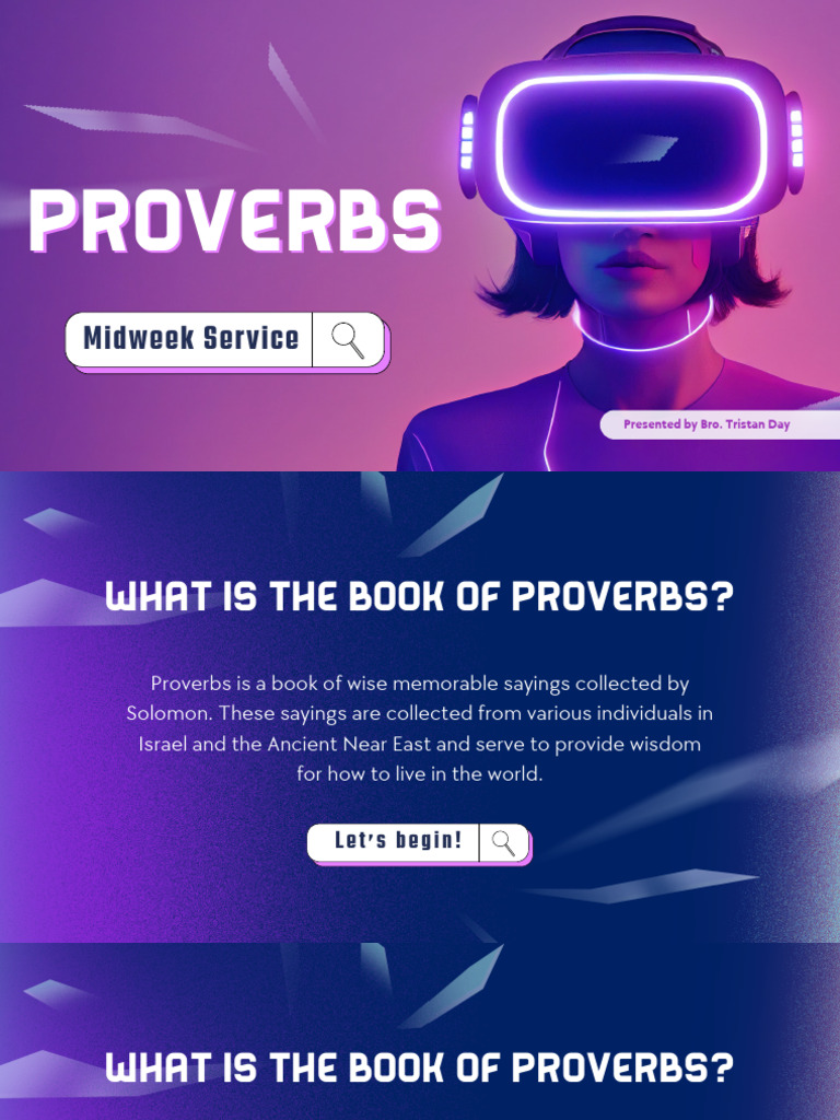 Proverbs | PDF