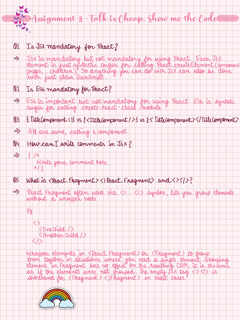 Namaste React Assignment 4 | PDF