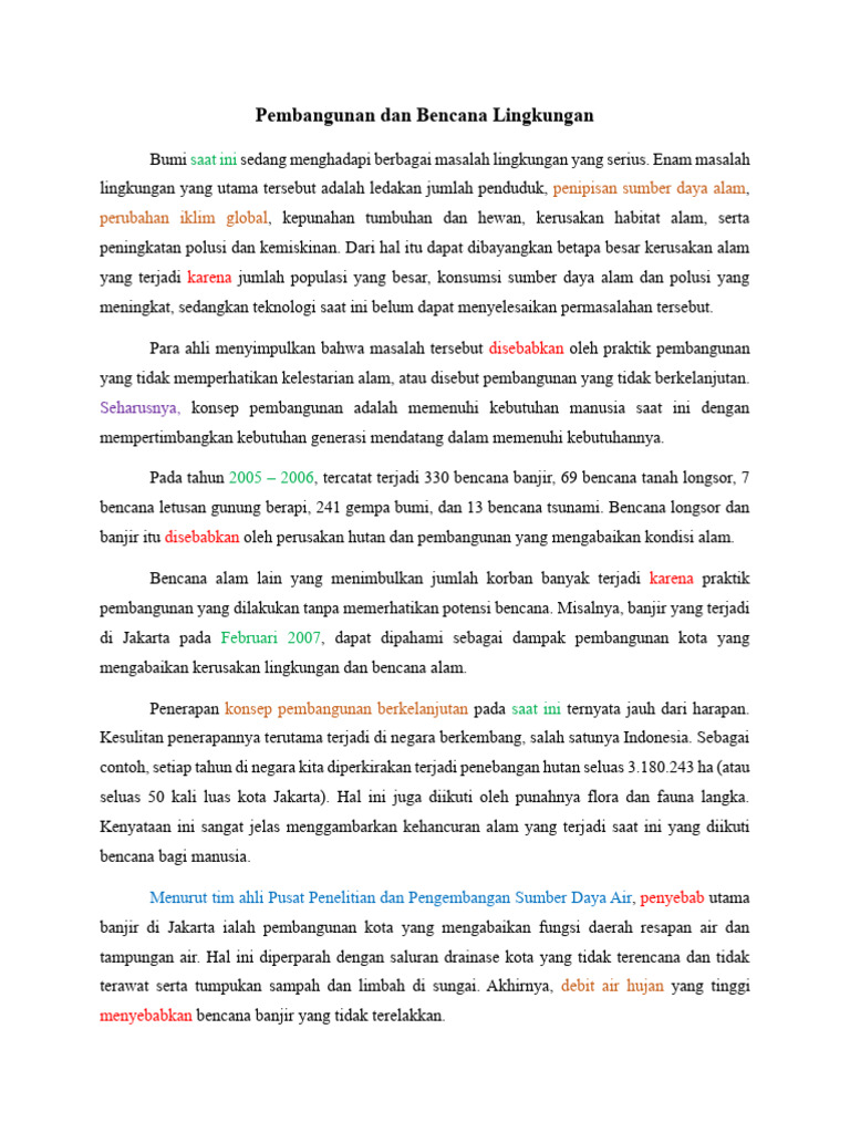 Contoh Analisis Teks Eksposisi | PDF