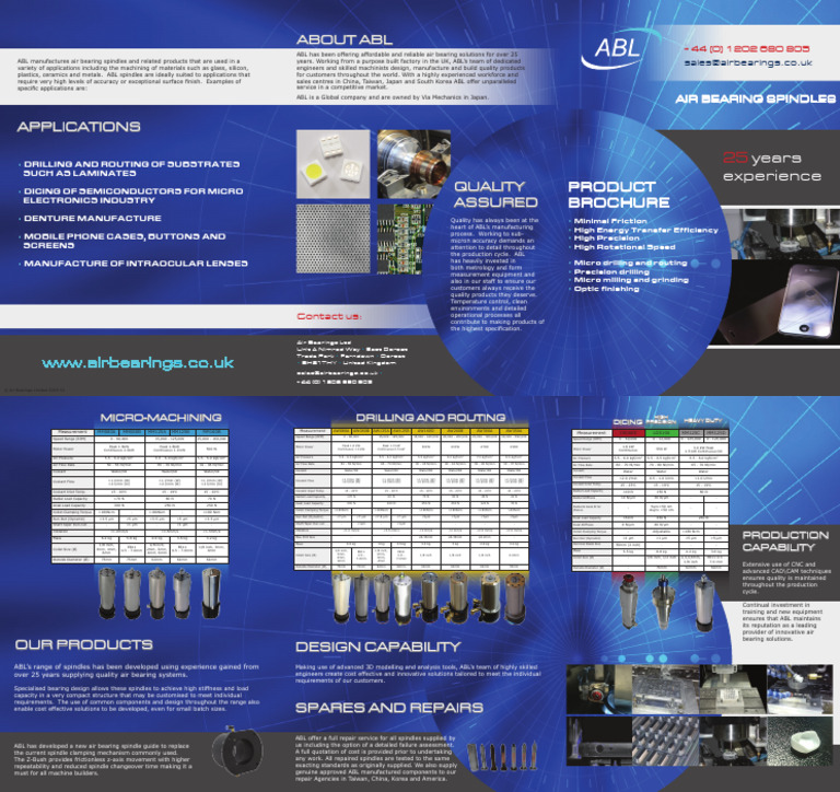 ABL-air Bearing Spindle | PDF