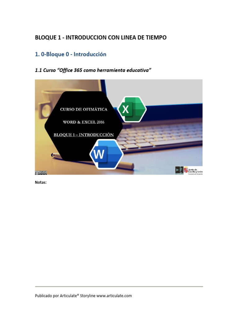 BLOQUE 1 - INTRODUCCION CON LINEA DE TIEMPO | PDF