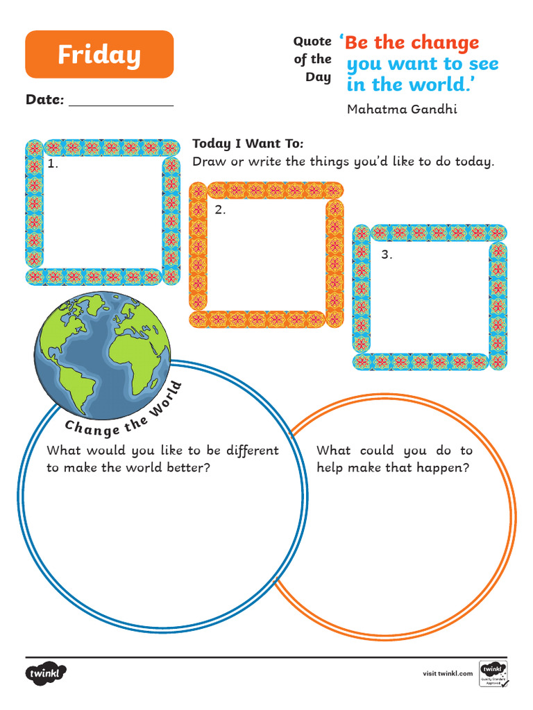 ks1 Weekly Wellbeing Journal Pack 1 Friday | PDF