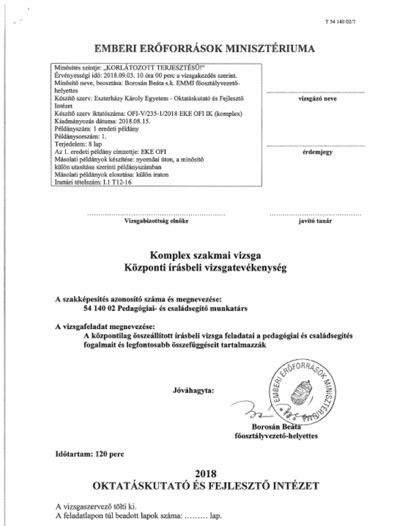 Pedagógia Vizsga 3 | PDF