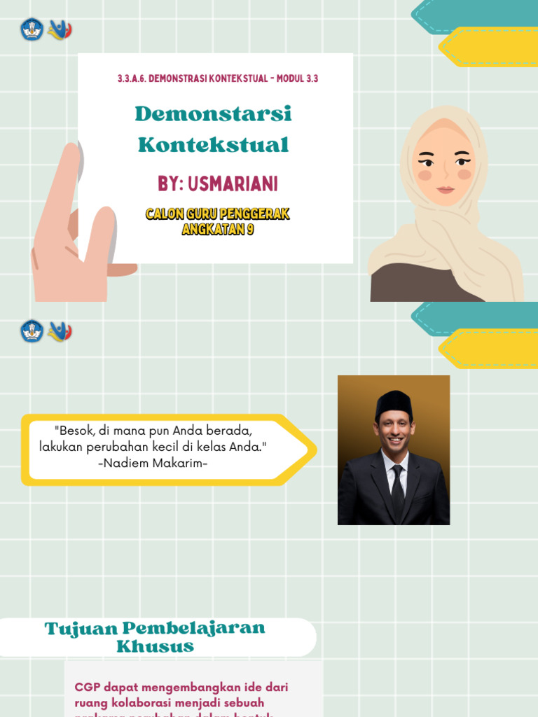 3.3.a.6. Demonstrasi Kontekstual - Modul 3.3 | PDF