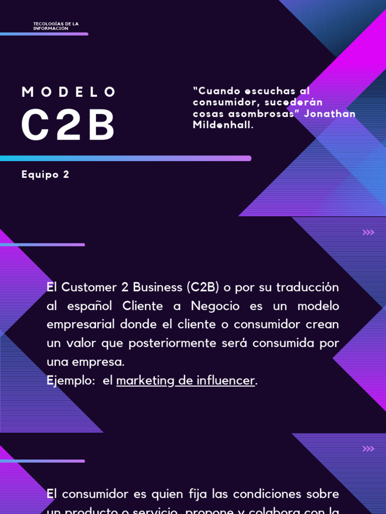 Caso de Éxito C2B | PDF