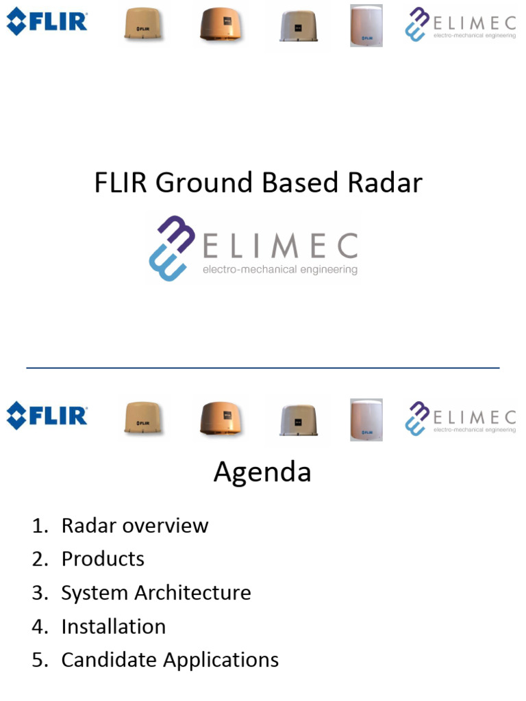 Flir Ground Based Radar | PDF