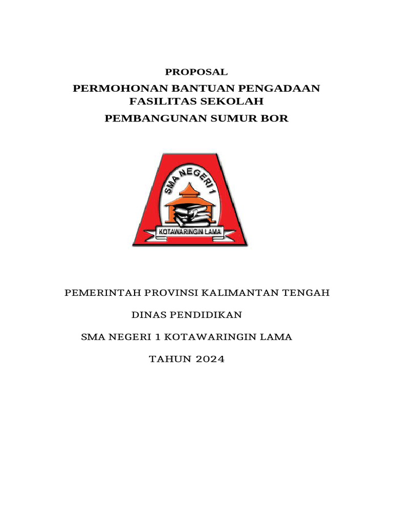 Proposal Sumur BOR | PDF