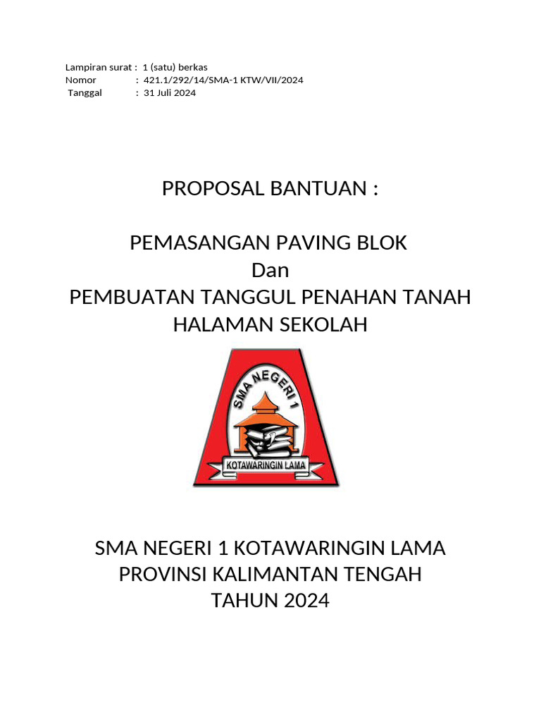 Proposal Paving Blok | PDF