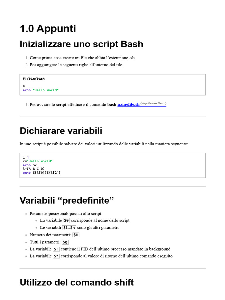 Bash Scripting Introduction | PDF | Computers Bash Scripting Introduction | PDF | Computers