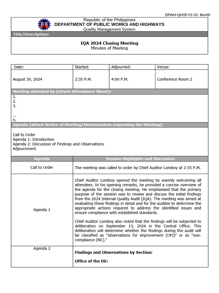 Meeting | PDF