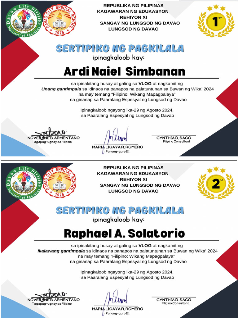 MT - Parker BNW Cert. | PDF