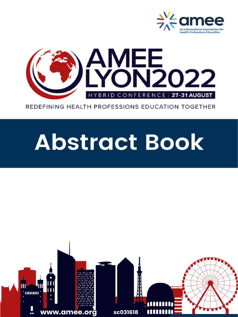 Abstract Book - AMEE 2022 | PDF