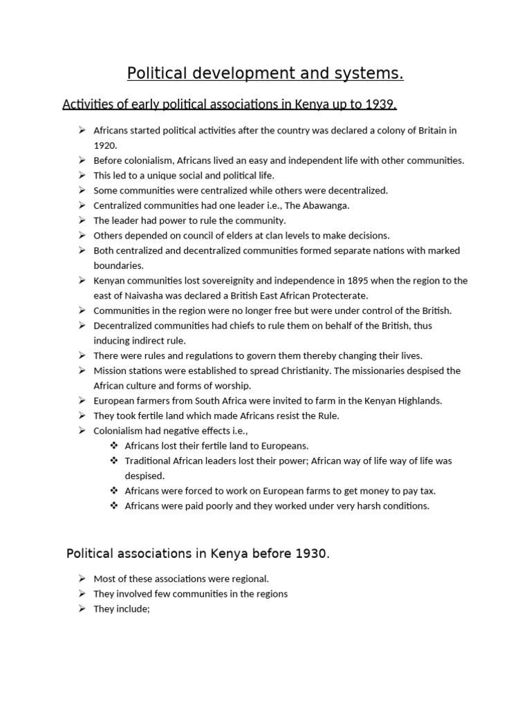 Political Development and Systems | PDF