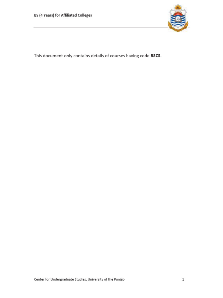 C - BSCS 111 211 | PDF