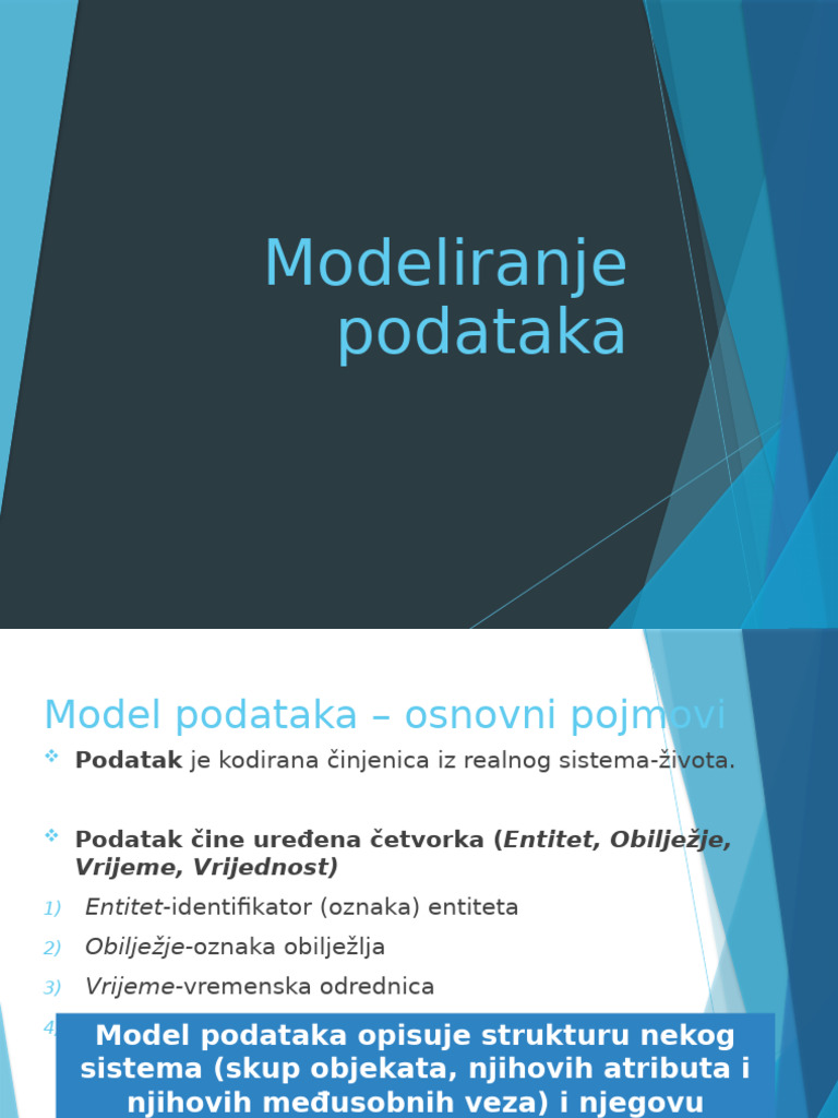 Model Podataka | PDF