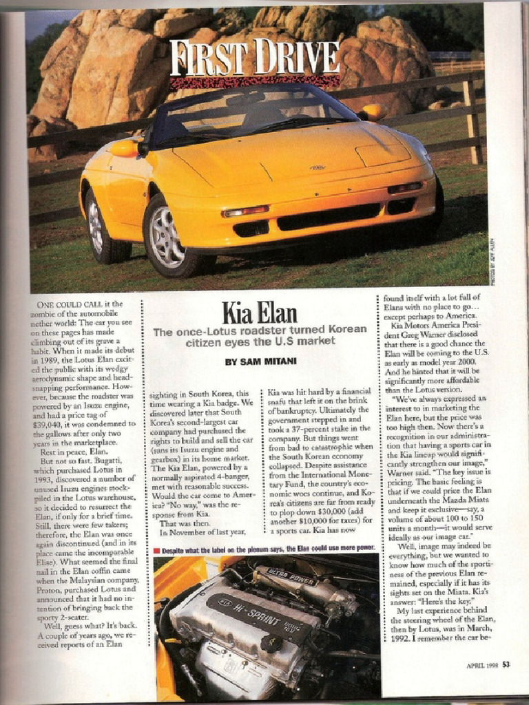 Kia Elan | PDF