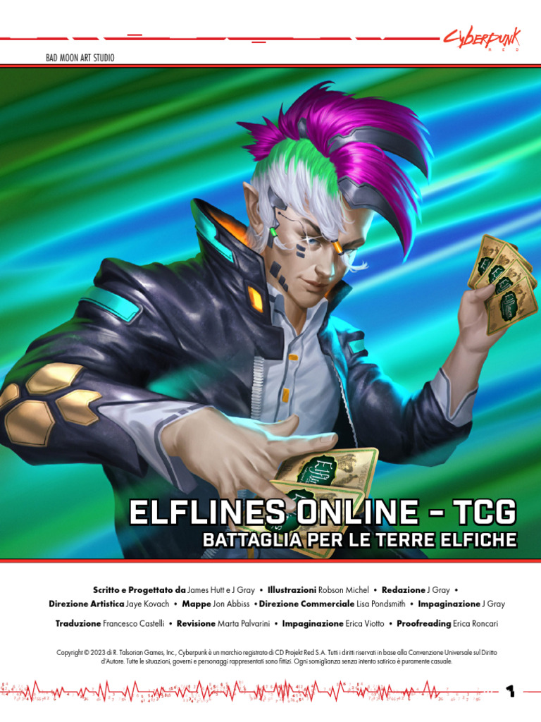 Cyberpunk Red DLC ElflinesOnline TCG | PDF