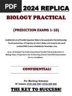 Bio Pp1 Kcse 2025 Top Prediction Cycles | PDF | Biology