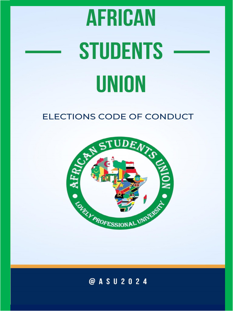 Elections Code of Conduct | PDF | Elections | Politics