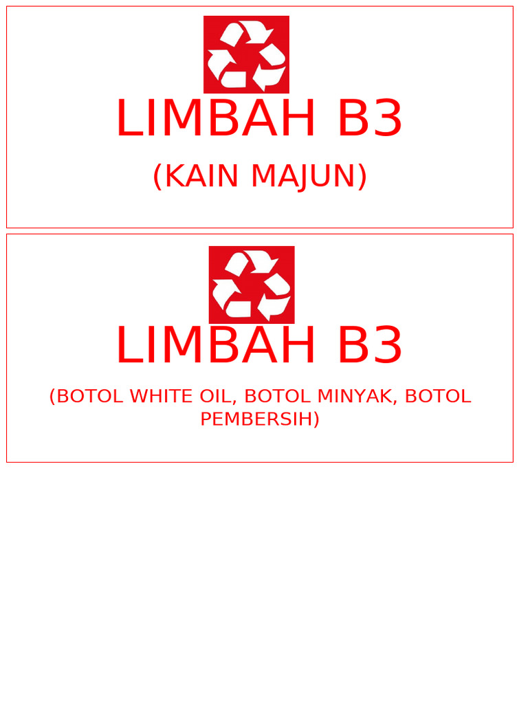 Logo Sampah B3 | PDF