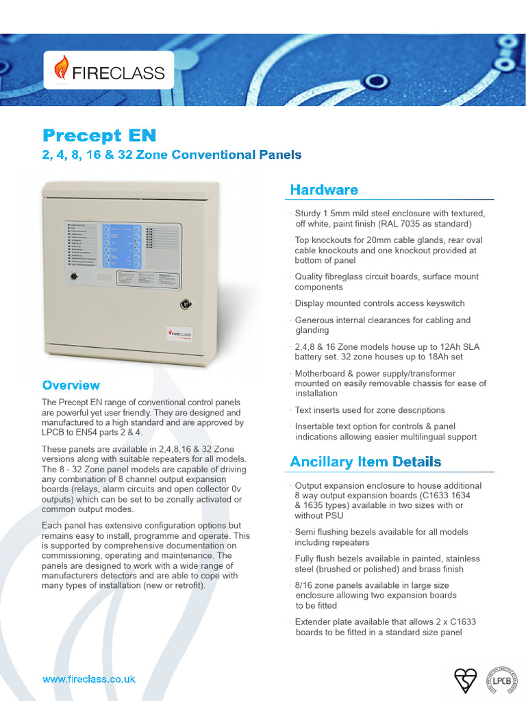 Precept EN Data Sheet | PDF